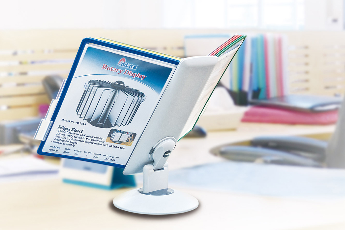 INFORMATION ROTARY DISPLAY STAND